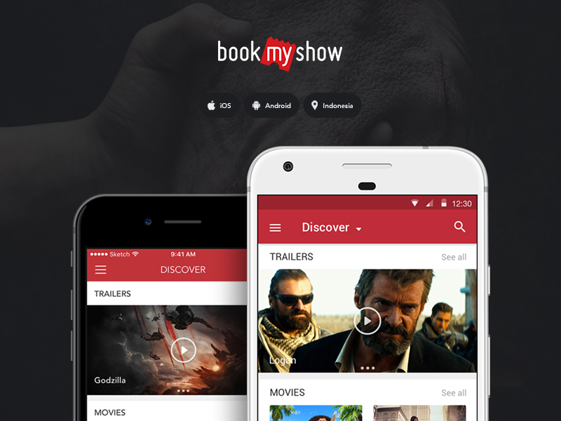 BookMyShow App – Indonesia – Darshan Gajara
